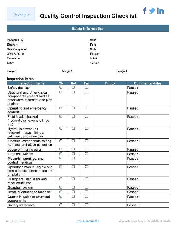 Fireproofing Check List Quality Control And Inspection Report Form 1pdf 